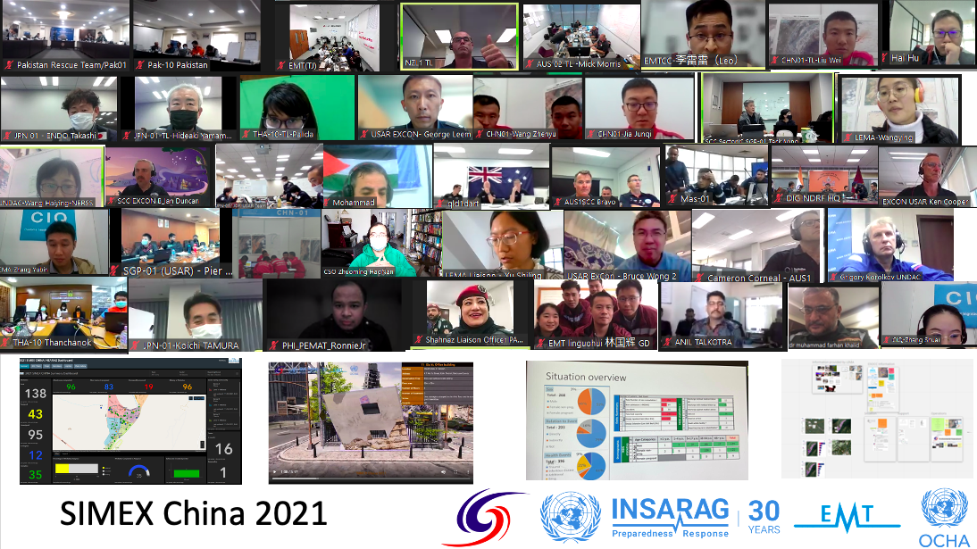 SIMEX China 2021: INSARAG Asia-Pacific International Earthquake ...